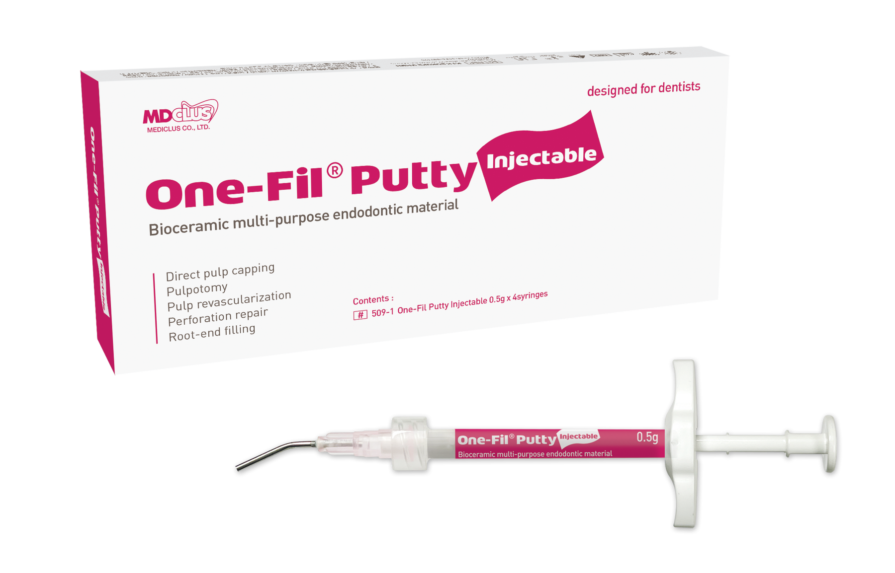 One-Fil PT putty (premixed tricalcium silicate material)