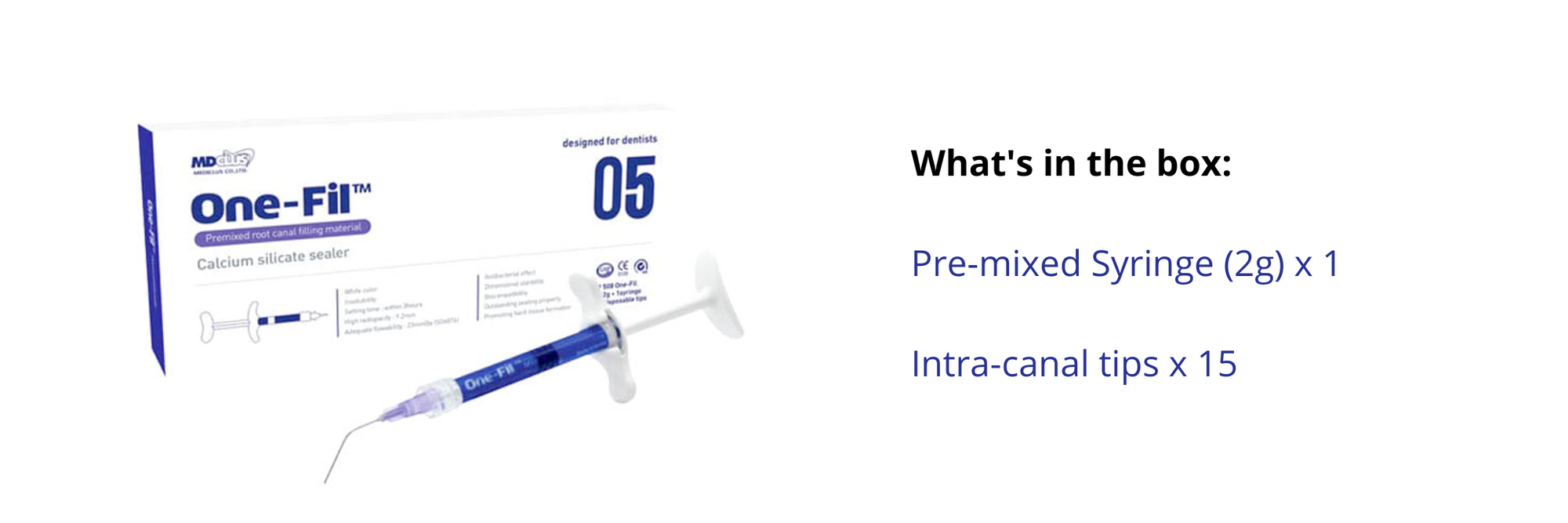 One-Fil Bioceramic Root Canal Sealer