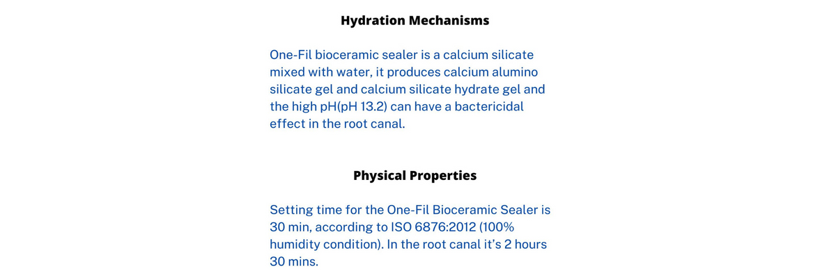 One-Fil Bioceramic Root Canal Sealer